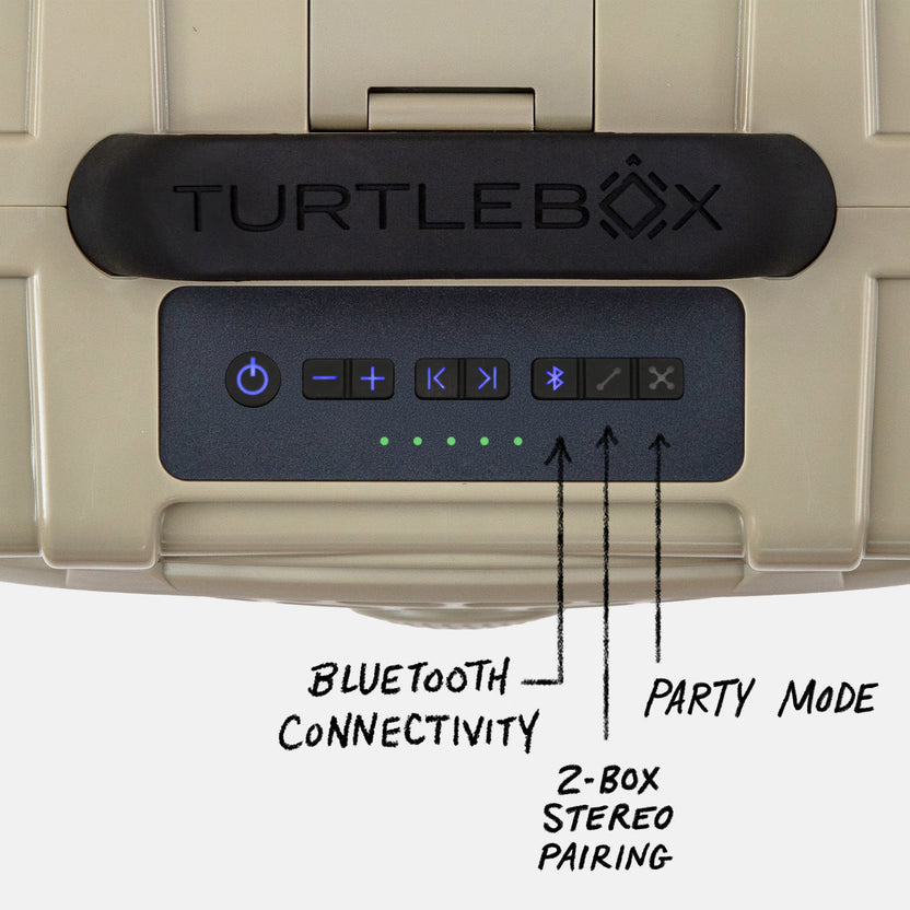 The Original Turtlebox: LOUD! Outdoor Waterproof Bluetooth Speaker – TURTLEBOX