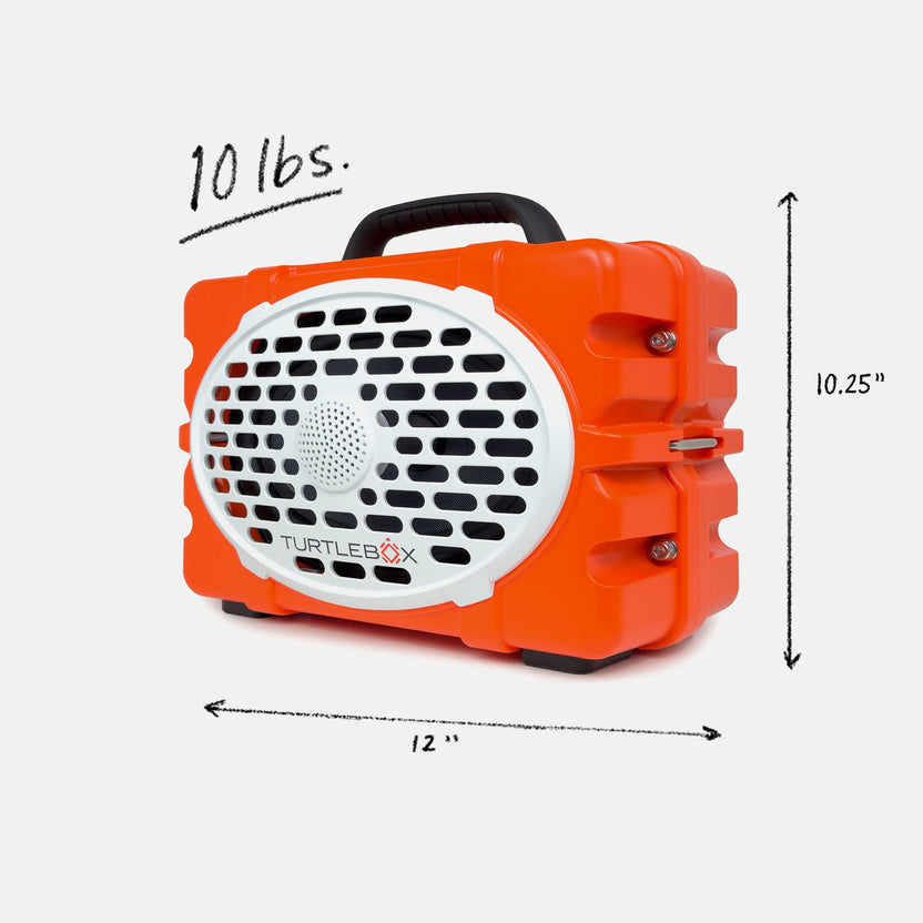 The Original Turtlebox: LOUD! Outdoor Waterproof Bluetooth Speaker ...