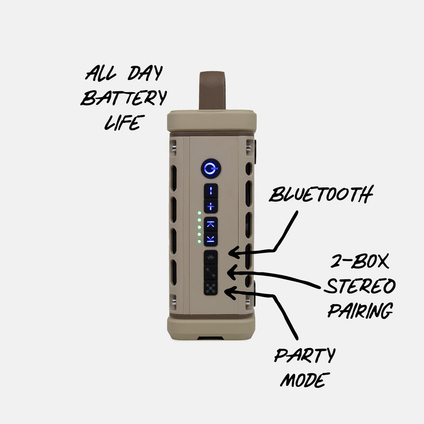 The Ranger | Portable Waterproof Bluetooth Speaker | Turtlebox – TURTLEBOX