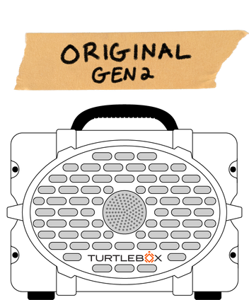 The Original Turtlebox: LOUD! Outdoor Waterproof Bluetooth Speaker ...