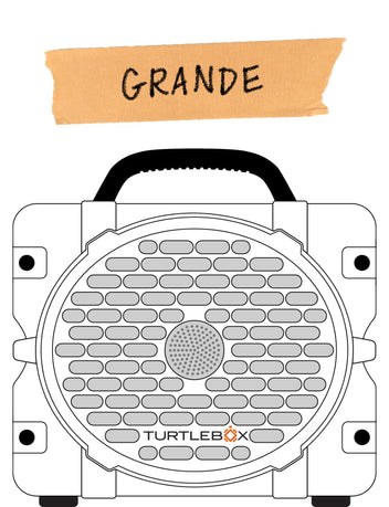 The Turtlebox Ranger: LOUD! Outdoor Waterproof Bluetooth Speaker ...